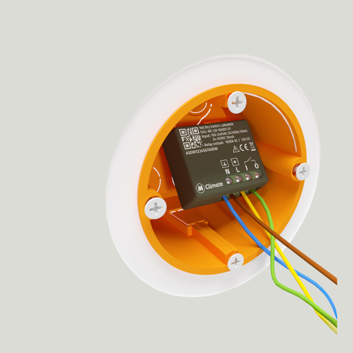 MClimate 16A Dry Switch LoRaWAN | Innon — Innon Energy LTD